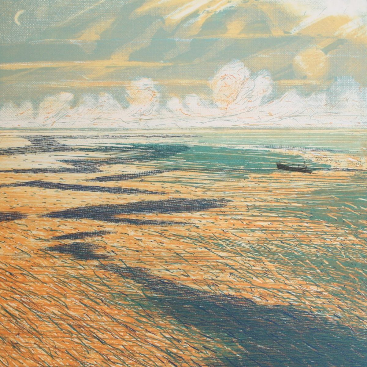 Niall Naessens, The Irish Sea, Yellow – Graphic Studio Gallery